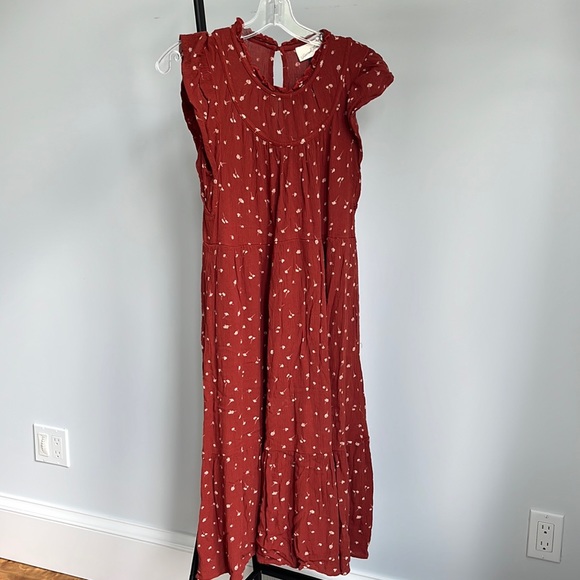 Universal Thread | Dresses | Rust Color Midi Dress | Poshmark